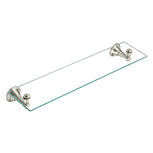 Moen DN6890BN Sage Glass Bathroom Vanity Shelf, Brushed Nickel
