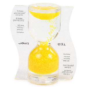 Paradox Tea Timer Warm Yellow 9 cm