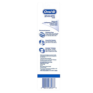 Oral-B Advantage 3D White Vivid Toothbrush Medium Twin (Pack of 3)