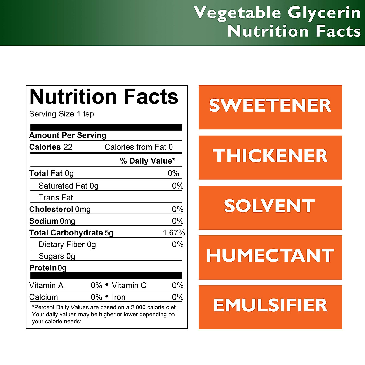 Glycerin Vegetable - 1 Quart (43 oz.) - Non GMO - Sustainable Palm Based - USP - Kosher - Pure - Pharmaceutical Grade - Safety Sealed HDPE Container with resealable Cap