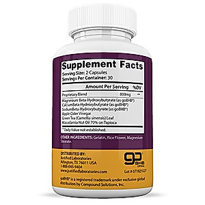 (5 Pack) Keto Advantage Keto Burn Pills Includes Apple Cider Vinegar goBHB Exogenous Ketones Advanced Ketogenic Supplement Ketosis Support for Men Women 300 Capsules