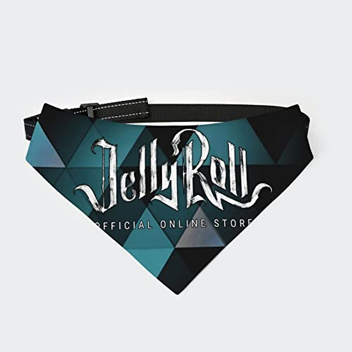 Jelly Rapper Rock Roll Dog Bandanas with Buckle Pet Triangle Scarf Washable Dog Collar Kerchief for Dogs Pet Accessories Double Sided for Puppy Holiday Pet Bandana for Christmas X-Large