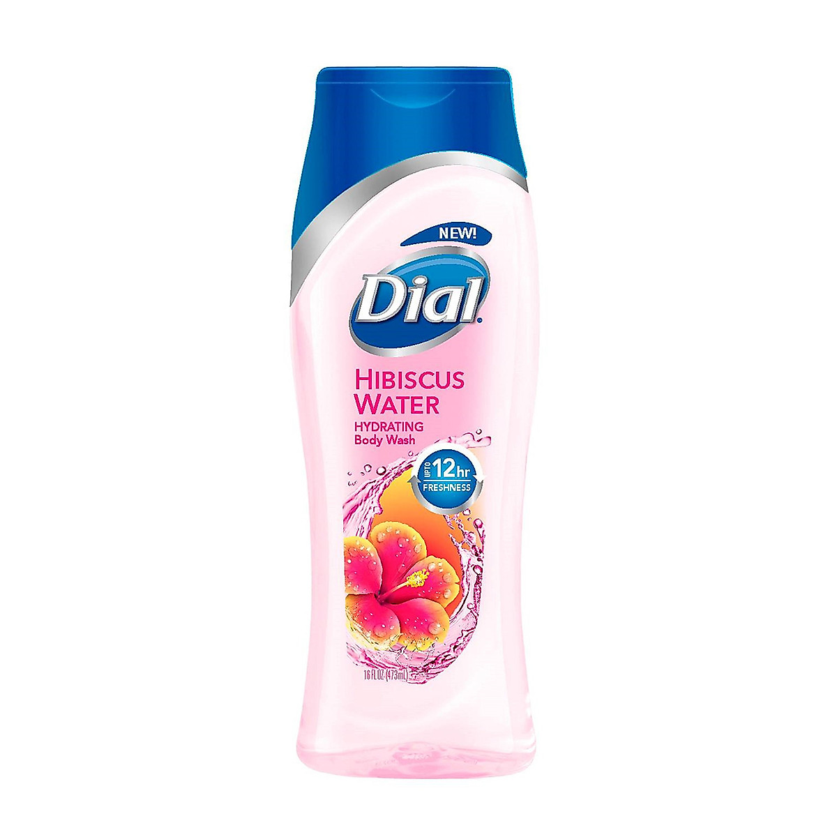 Dial Hydrating Body Wash - Hibiscus Water - Net Wt. 16 FL OZ (473 mL) Per Bottle - Pack of 2 Bottles