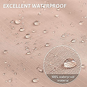 GARVIN Patio Furniture Set Cover,110 Inch Outdoor Table Covers Waterproof Heavy Duty, Rectangle Outdoor Sectional Cover for Couch ,Sofa ,Large Loveseat 110W X 83D X 28H inches