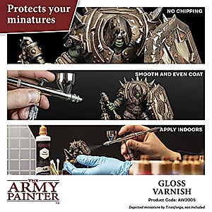 The Army Painter Warpaints Air Airbrush Gloss Varnish 18ml Acrylic Paint for Airbrush, Wargaming and Modelling