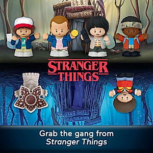 ​Little People Collector Stranger Things Castle Byers Special Edition Set, 6 Figures for Adults & Fans in a Gift Display Box