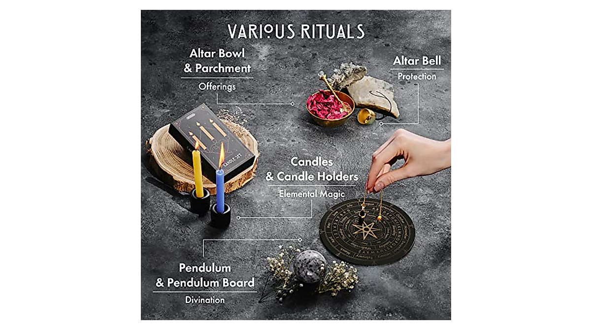 Large Witchcraft Supplies Kit - Perfect for Wiccan Beginners