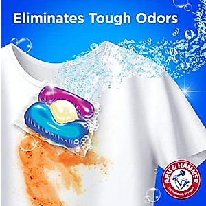 Arm & Hammer Plus OxiClean With Odor Blasters Laundry Detergent 5-IN-1 Power Paks, 42CT (Packaging may vary)