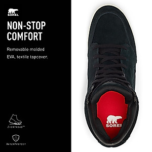 Sorel Out N About™ Wedge II Black/Sea Salt 7 B (M)