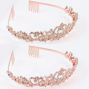 Birthday Girl Sash & Rhinestone Tiara Set, Rose Gold Birthday Crowns for Women, Happy Birthday Queen Tiara for Women, Birthday Sash and Tiara for Women, Glitter Birthday Sash Birthday Party Favors