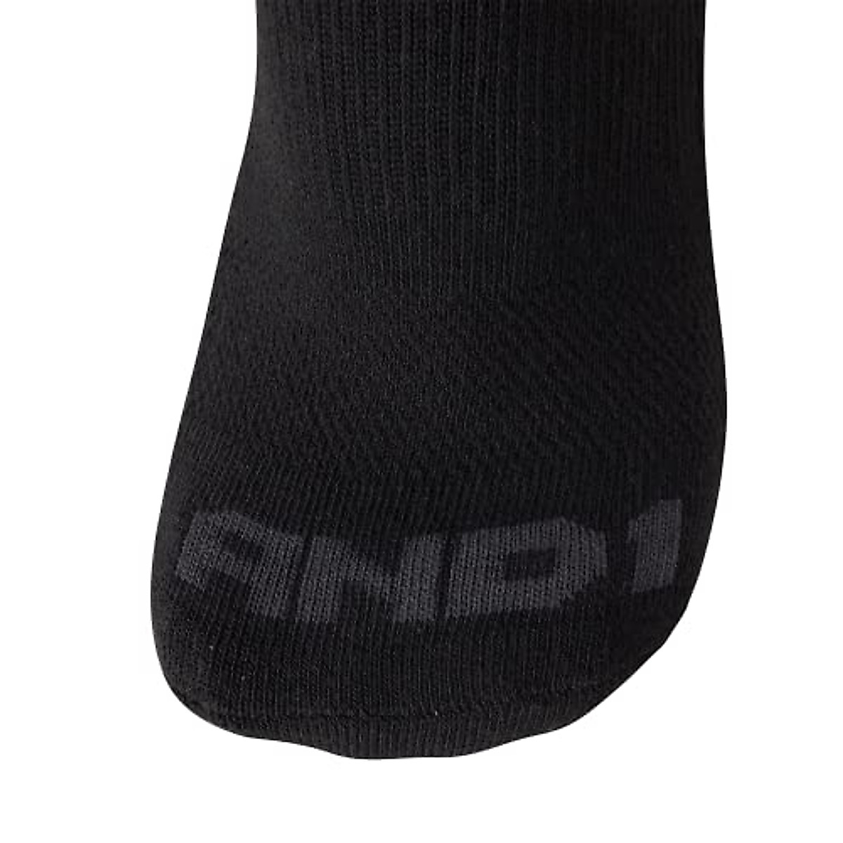 AND1 Men's Socks - Athletic Cushion Low Cut Socks (12 Pack), Size 6-12.5, Black