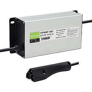 Abakoo Golf Cart Battery Charger 48V 15A RXV for Ez-Go EZgo TXT with RXV Plug 3 Prong Connector