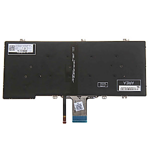 KbsPro Backlit Teclado Latin Spanish Keyboard for Dell Latitude 7280 7290 7380 7389 7390 5280 5289 5290 0W6T39 Laptop Backlight