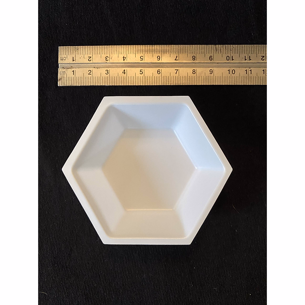 Hexagonal Weighing Boats, W-H64-WA-50, 64mm, Medium, White Anti-Static, Pack of 50