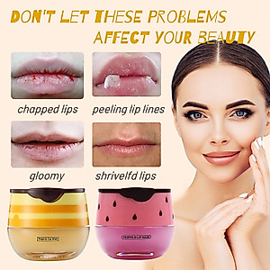 Balm Lip Balm Honey Pot, Propolis Lip Balm, Strawberry Mask, Moisturizing Lip Balm Sleeping Lip Mask Hydrating, Lip Scrubs Exfoliator