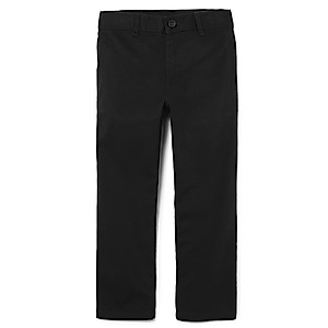 The Children's Place Boys Stretch Chino Pants,Black Single,14