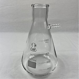 Filter Flask Borosilicate Glass Vacuum Filtering Flask 1,000ml 1L