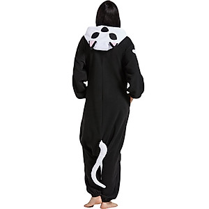 SAMGU Adult Onesie Halloween Christmas Animal Cosplay Costume One Piece Pajamas for Men Women X-Large