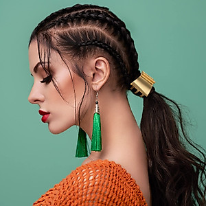 Kacctyen 6 Pcs Mini Metal Hair Clips and Claws for Women - Tiny Non-Slip Jaw Clips, Hair Pins and Accessories in Black, Gold, Silver