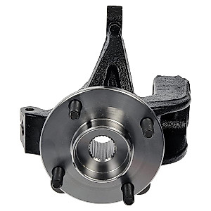 AutoShack Front Steering Knuckle & Wheel Bearing Hub Assembly 4 Lugs Passenger Side Replacement for 2006 2007 2008 2009 2010 2011 Ford Focus 2.0L 2.3L FWD KN798408