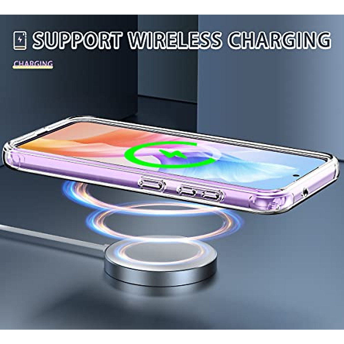 Hocase for Galaxy S23 Plus Case, (with 2 Screen Protectors + 1 Camera Protector) Shockproof Soft TPU+Hard Plastic Full Body Protective Case for Samsung Galaxy S23 Plus 5G (6.6") 2023 - Glitters