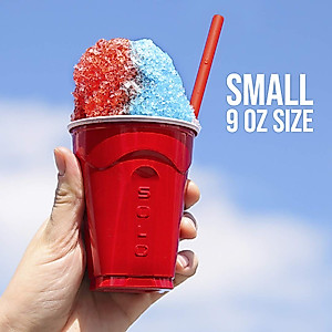 SOLO Cup Company Small Red Plastic Party Cups, 9 Ounce, 300 Count (ASQ950-20004)