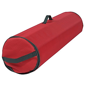 Primode Wrapping Paper Storage Bag | Wrapping Paper Organizer Under Bed for Storing Multiple Rolls of Gift Wrap, 40” Length Container Constructed of Durable 600D Oxford Material (Red)