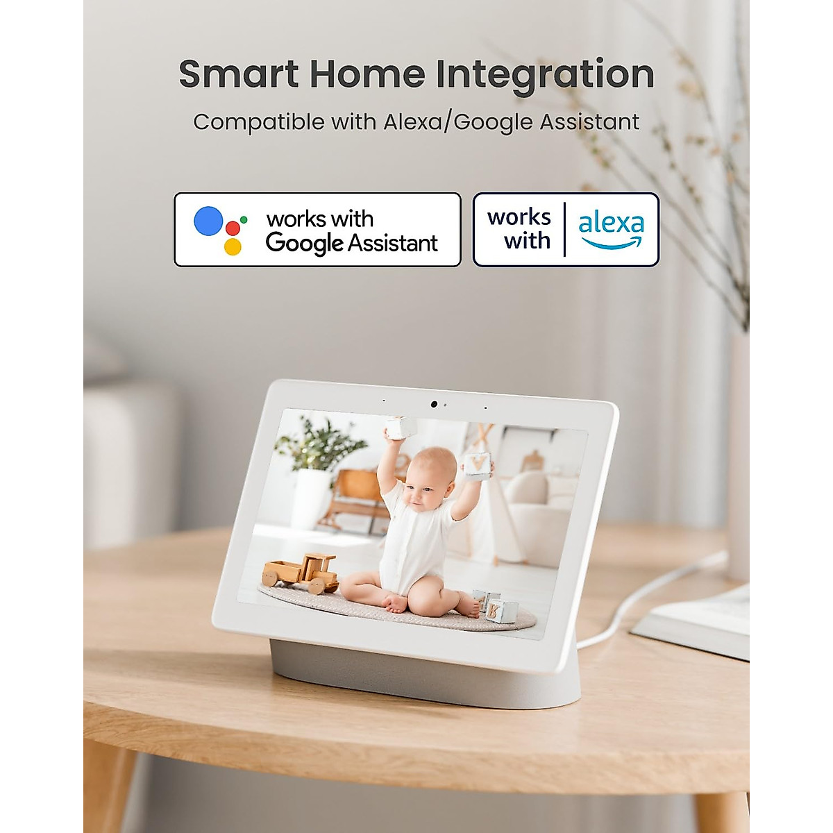 REOLINK E1 Pro 4MP HD Plug-in Home Security Indoor Camera with 2.4/5 GHz Wi-Fi, Auto Tracking, Smart Person/Pet Detection, Multiple Storage Options, Ideal for Baby Monitor/ Pet Camera/Elderly