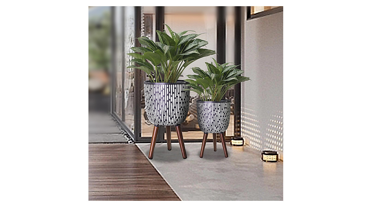 Opnons Plant Pot with Stand - Stylish Indoor Planter