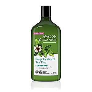 Avalon Organics Conditioner, Scalp Treatment Tea Tree, White, 11 Oz