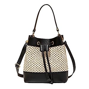 Straw Bag for women Summer Beach Bag Woven Hobo Handbag Work Tote Bag Vacation Bucket Bag Crossbody Purse