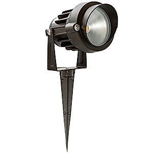 Westgate Waterproof Landscape Light LED Spotlight Adjustable Directional Security Lighting for Deck Yard Garden Pathway - Spike Stand /MR16 Bulb Included (8 Pack 4000K Natural White)