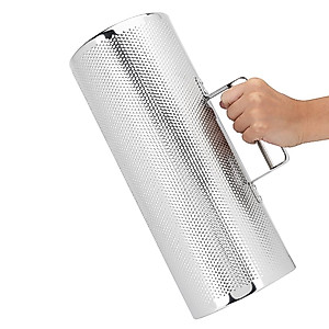 Guiro Instrument, 5x12.8'' Professional Stainless Steel Guiro Percussion Instrument Metal Guiro with Scraper instrumento guira fino