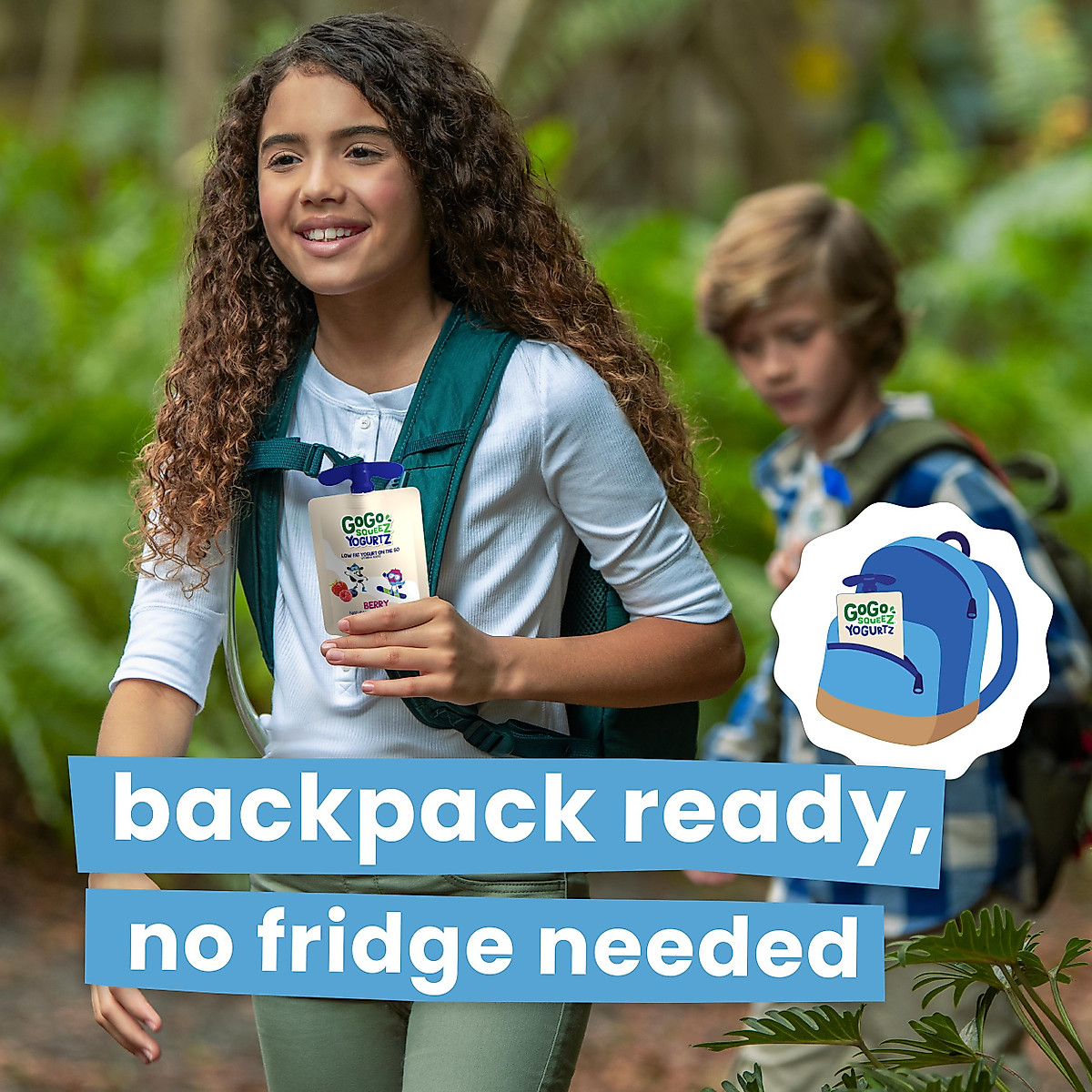 GoGo squeeZ yogurtZ Variety Pack, Blueberry and Berry, 3 oz (Pack of 60), Kids Snacks Made from Real Yogurt and Fruit, No Fridge Needed, Gluten Free, Nut Free, Recloseable Cap, BPA Free Pouches