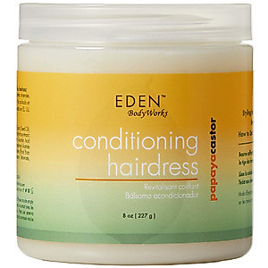 EDEN BodyWorks Papaya Castor Conditioning Hairdress | 8 oz | Reduce Frizz, Nourish Hair & Scalp - Light Hold