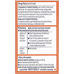 Motrin IB Liquid Gels, 20 Count
