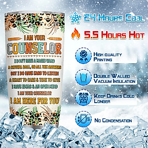 School Counselor Gifts For Women 20oz Tumbler, Counselor Appreciation Week, The Counselor Tumbler, Counselor Appreciation Gifts, School Counselor Office Must Haves, School Counselor Week Mug