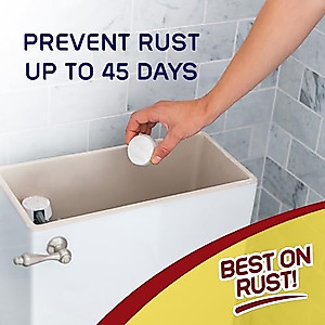 Iron OUT Automatic Toilet Bowl Cleaner, Helps Remove and Prevent Rust Stains in Toilet Bowls and Tanks, 2 Tablets