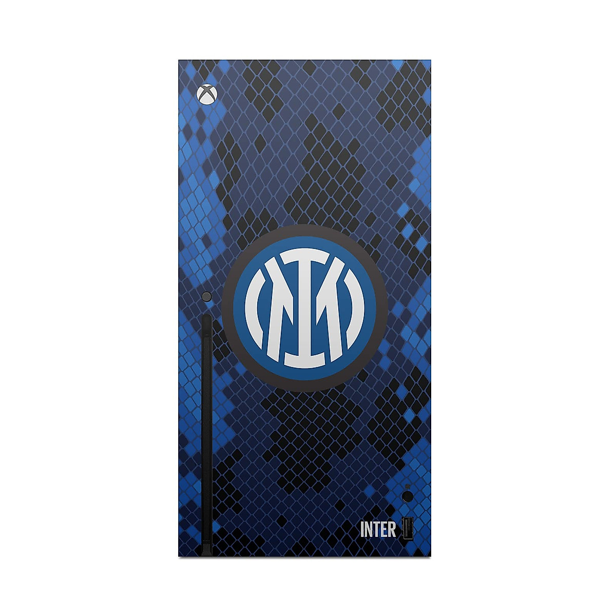 Head Case Designs Officially Licensed Inter Milan Home 2021/22 Crest Kit Vinyl Sticker Gaming Skin Decal Cover Compatible With Xbox Series X Console and Controller Bundle