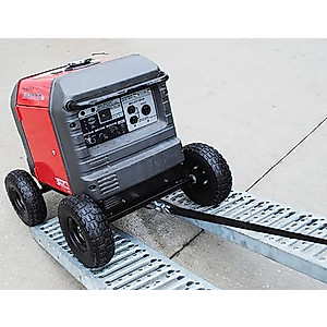 Custom Install Parts Fixed Axle Wagon Wheel Kit Compatible with Honda EU3000is Generator Includes All Terrain Never Flat Tires