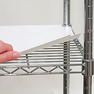 Shelf Liner, 72 x 24 in., White, PK4