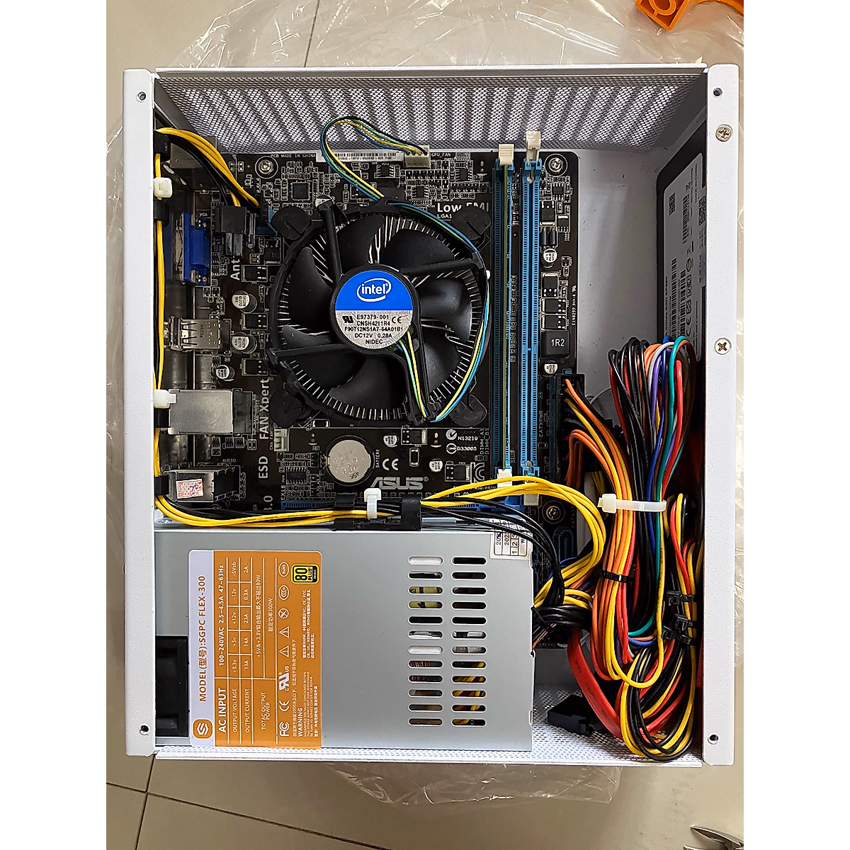 SharGwa PC K29 Painted Stainless Steel Mini ITX Case for 1u PSU with Handle Included