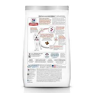 Hill's Science Diet Perfect Digestion, Senior Adult 7+, Digestive Support, Small Kibble, Dry Dog Food, Chicken, Brown Rice, & Whole Oats, 12 lb Bag