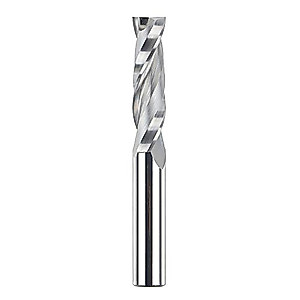 SpeTool Upcut Spiral Router Bits Extra Long (4 inch) with 1/2 Inch Shank , 1/2 Cutting Diameter Solid Carbide CNC Router Bits End Mill for Wood Mortises and Cutting Dadoes Carving