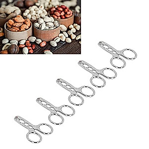 BestYiJo 5Pcs Nut Crackers Tool, Walnut Pistachio Opener Clamp Heavy Duty Nut Shell Cracker, Seafood Cracker Tool for Household