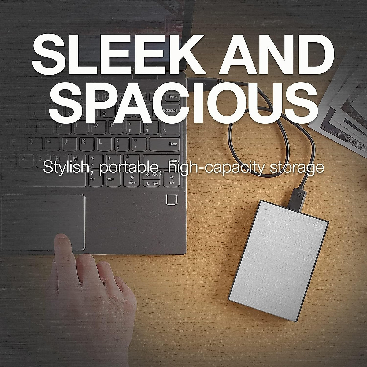 Seagate One Touch, 4TB, Password Activated Hardware encryption, Portable External Hard Drive, Portable External Hard Drive, PC, Notebook & Mac, USB 3.0, Black (STKZ4000400)