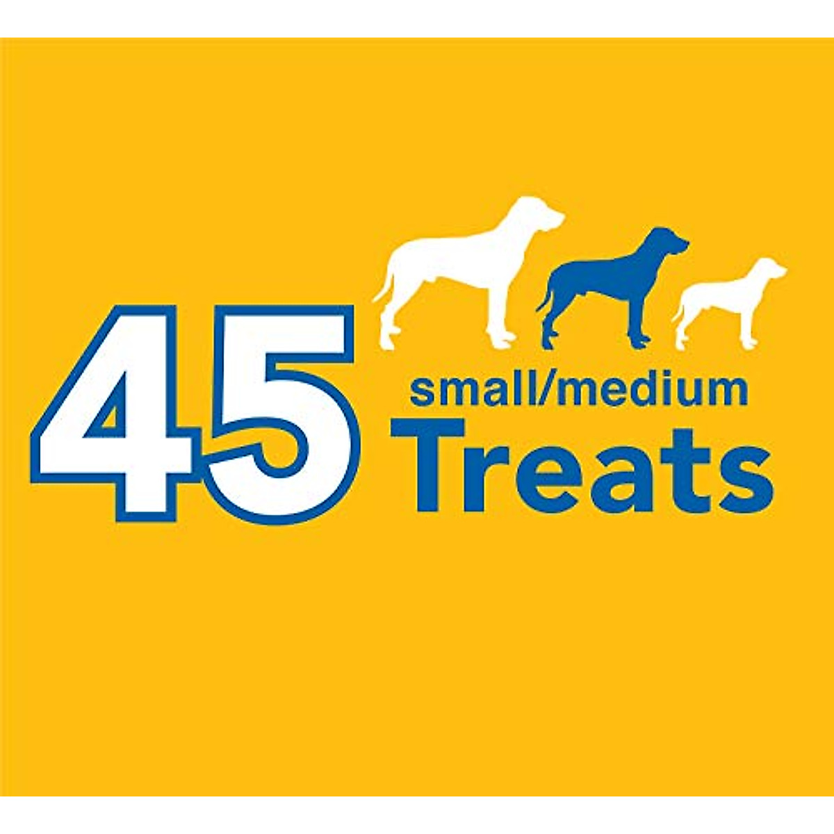 Pedigree Dry Food Dentastix Original Treats for Dogs, Small/Medium, 45 Count