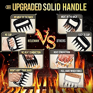 Meat Claws Cooking Gifts for Men - Shredder Claws Smoker Grill Accessories, Kitchen Cooker Women Men Gifts Smoke Set, Smoking Food Turkey Chicken Pork Barbecue Shredder Paw