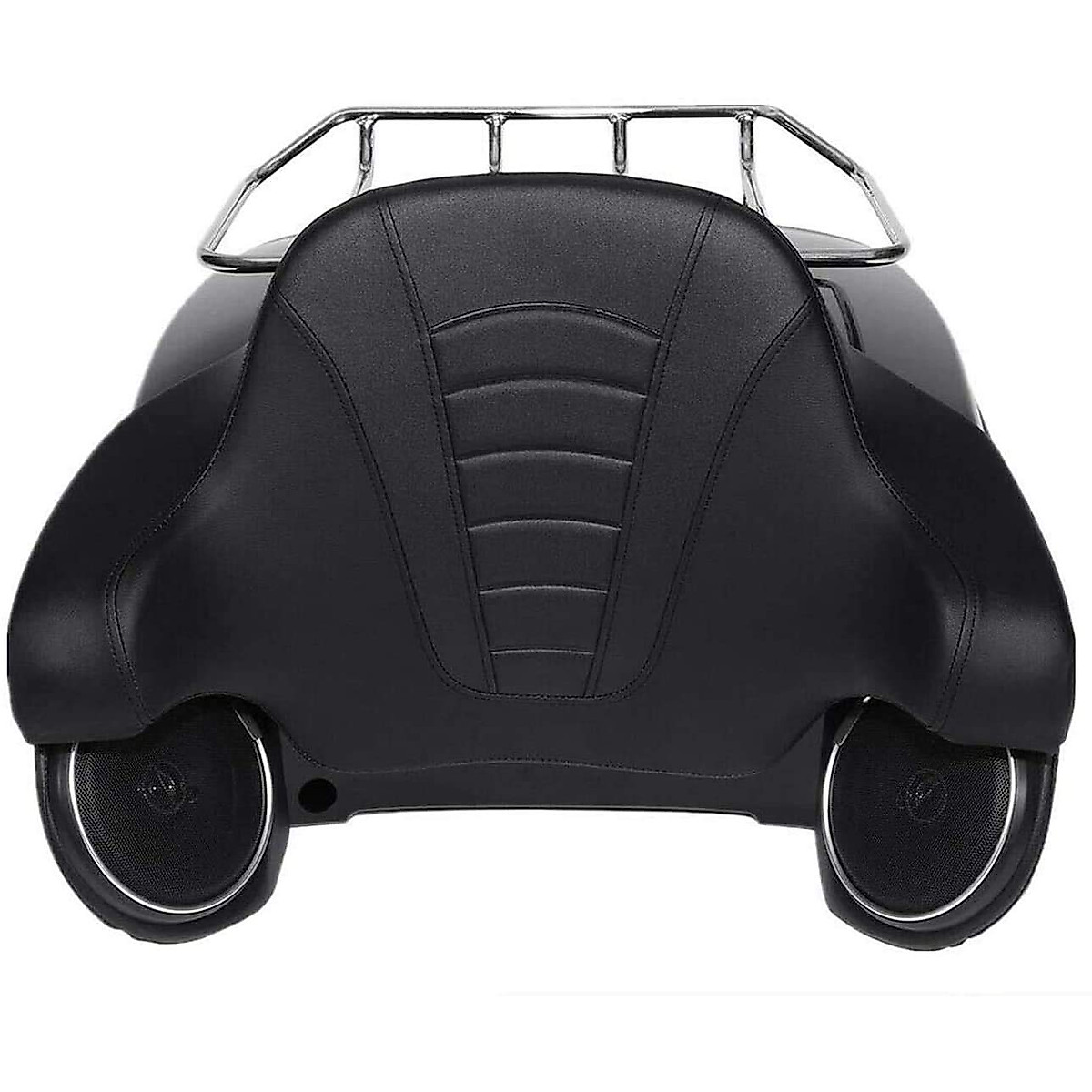 WOWTK King Tour Pack 6.5" Rear Speakers Pod Kit fits for Harley Touring Electra Glide, Street Glide, Ultra Limited, Road Glide Ultra and Tri Glide Models 2014-2023,Left and Right (Black)