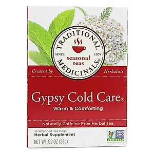 TRADITIONAL MEDICINALS TEAS Gypsy Cold Care Tea 16 Bag